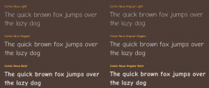 Comic Neue, a versión mellorada de Comic Sans – disquecool